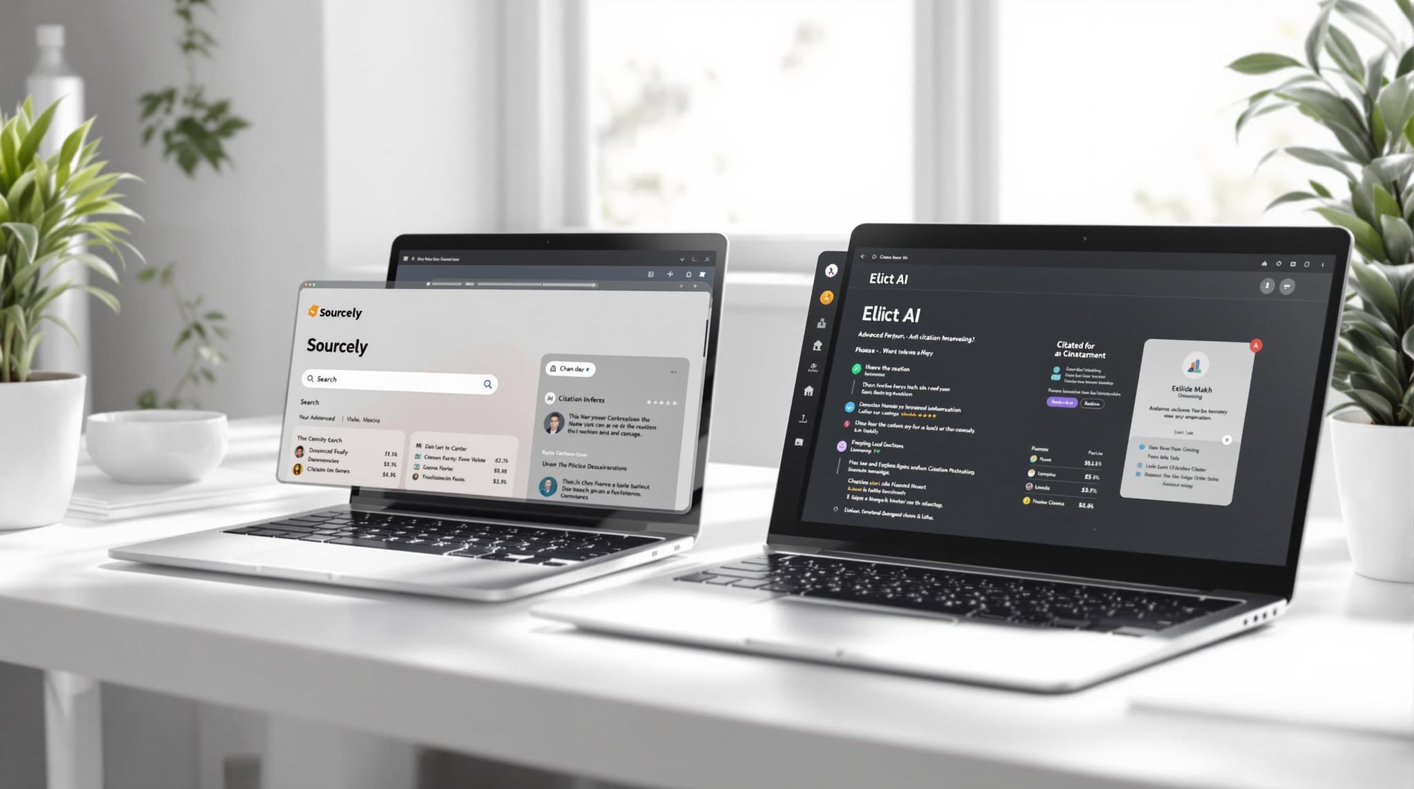 Sourcely vs. Elicit AI: Comparing Features, Value, and Accuracy